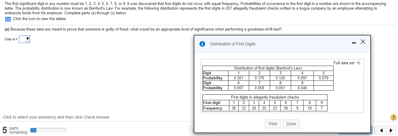 Solved Determine (a) the x2 test statistic, (b) the degrees | Chegg.com