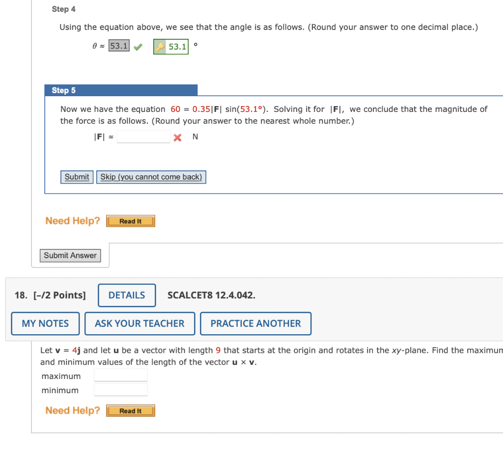 Solved Step 4 Using the equation above, we see that the | Chegg.com