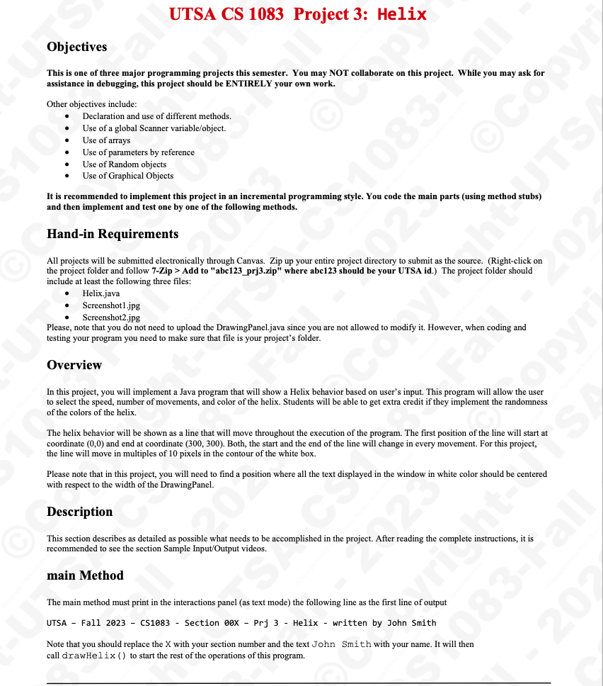 Solved ObjectivesThis is one of three major programming | Chegg.com