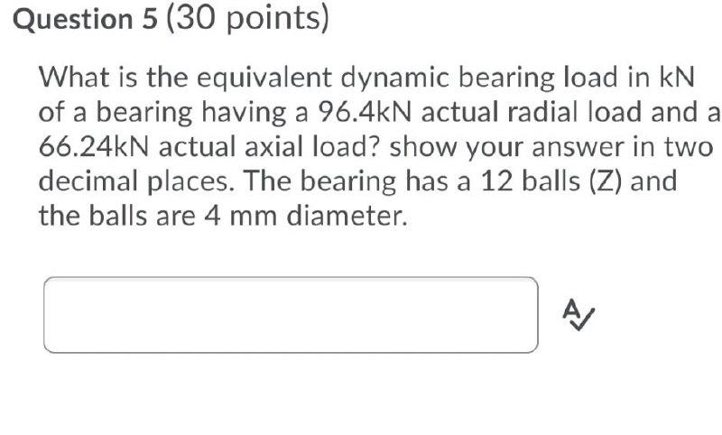 Solved Question 5 (30 points) What is the equivalent dynamic | Chegg.com