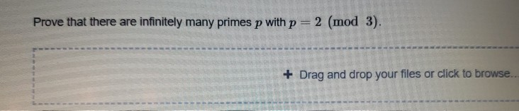 Solved Prove that there are infinitely many primes p with p | Chegg.com