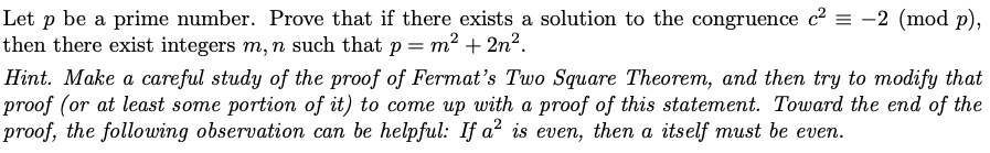Solved Let p be a prime number. Prove that if there exists a | Chegg.com