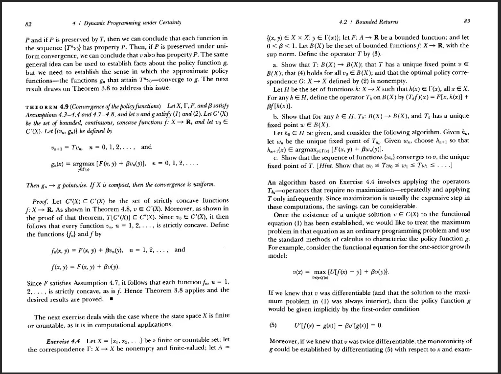 PRINCIPLE OF OPTIMALITY: SOLVE EXERCISE 4.7 SHOWN | Chegg.com
