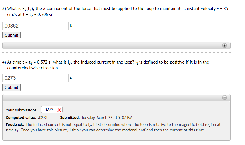 Solved Conducting Loop Moving Through Constant Magnetic | Chegg.com