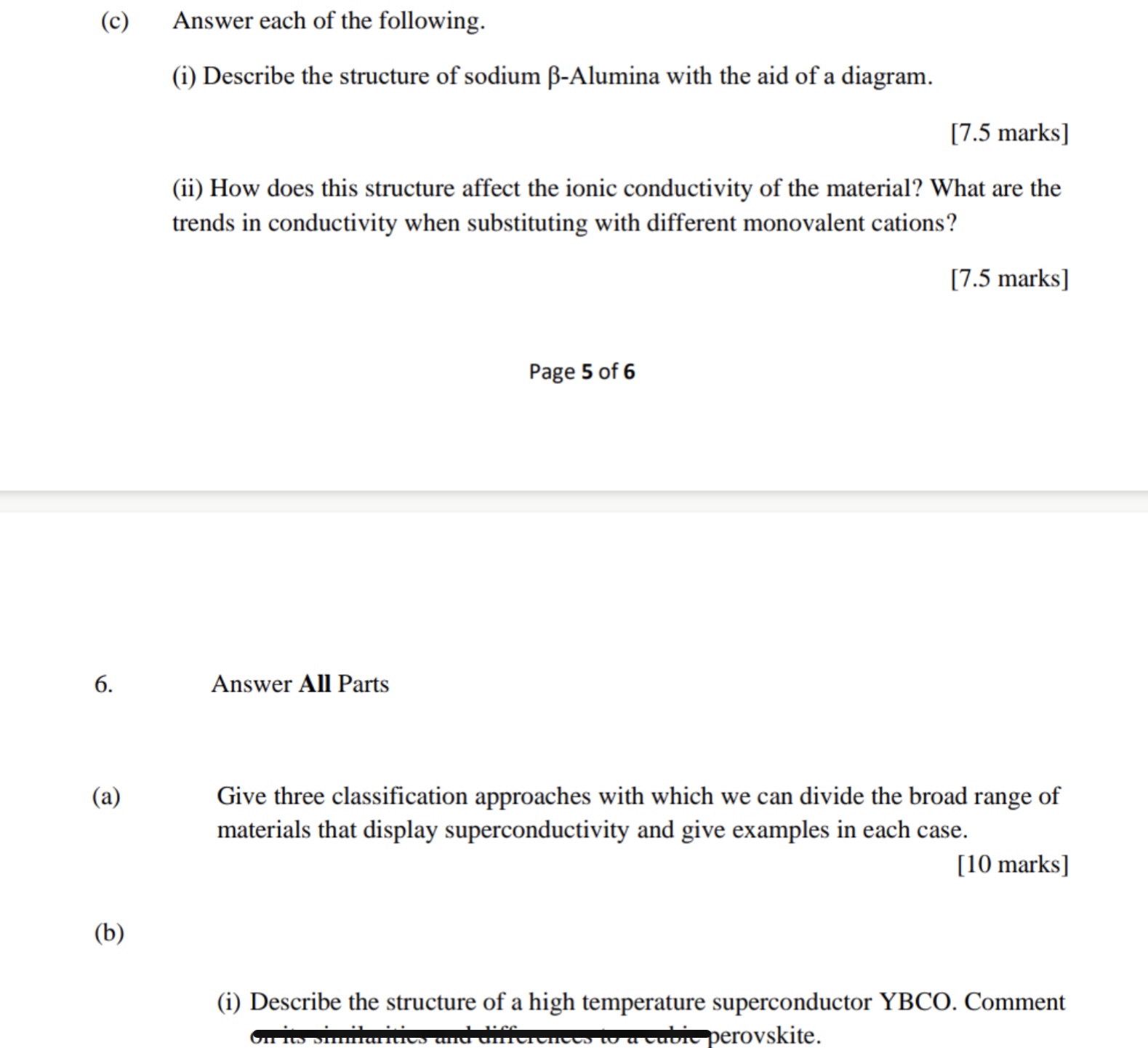 Solved (c) ﻿Answer each of the following.(i) ﻿Describe the | Chegg.com