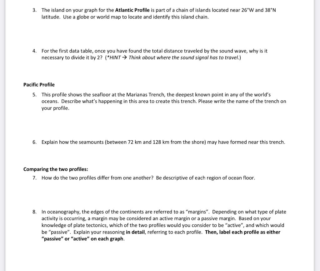 Solved Please answer questions 3 to 8 the graph and chart | Chegg.com
