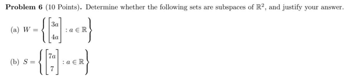 Solved Problem 6 (10 Points). Determine whether the | Chegg.com
