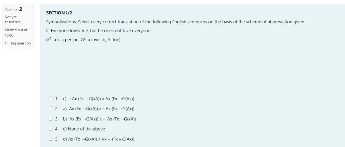 Solved Question 2 SECTION 1/2 Not yet answered Marked out of | Chegg.com