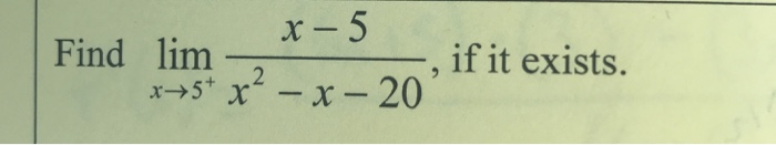Solved Find lim , if it exists. | Chegg.com