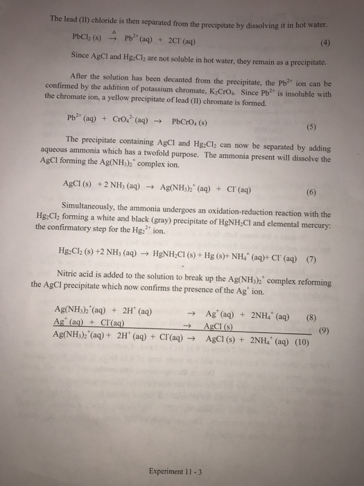 Solved A) Draw a flow chart of the nine ions Bi3+, Fe3+, | Chegg.com