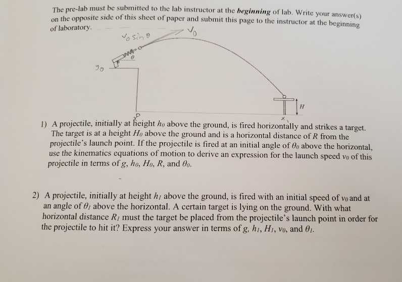 Solved Pre Lab Parts 1 And 2 Please Write It Out Clearly Chegg
