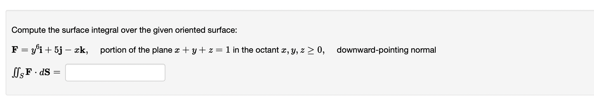 Solved Compute the surface integral over the given oriented | Chegg.com
