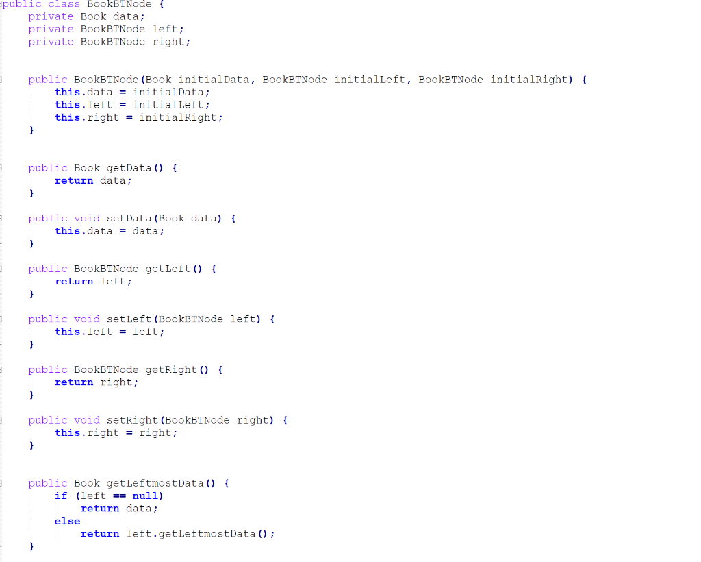 Solved The following is a Binary Search Tree. Implement | Chegg.com