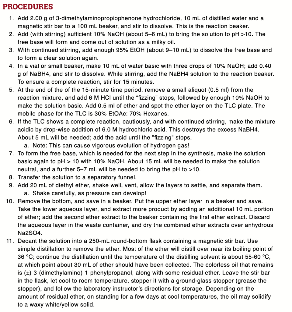 Synthesis of NMP: Ketone reduction lab What was | Chegg.com