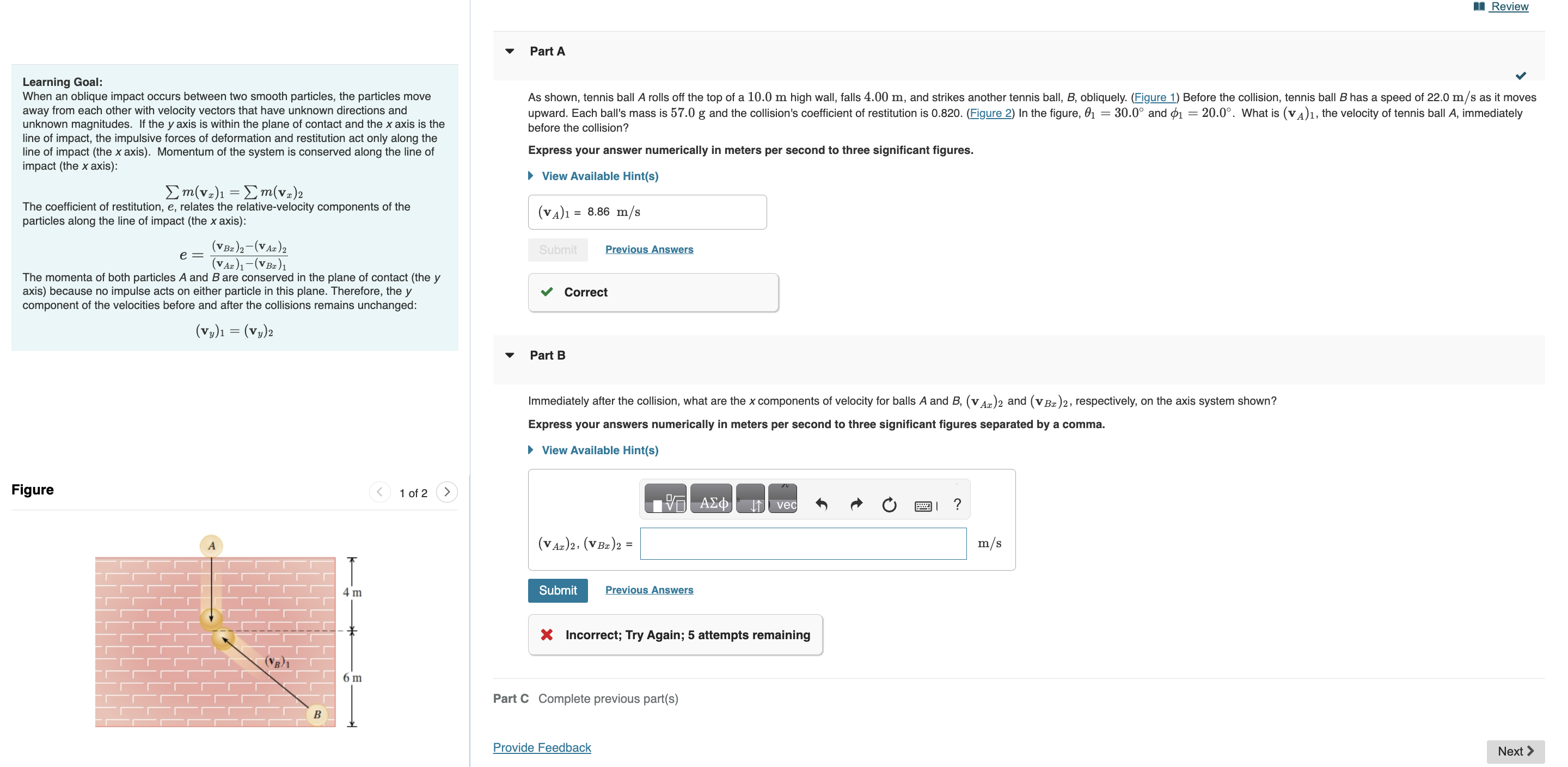 Solved Part B and C, pleasePart C asks the same thing, but | Chegg.com