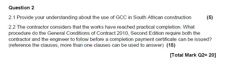 Solved 2.1 Provide your understanding about the use of GCC | Chegg.com