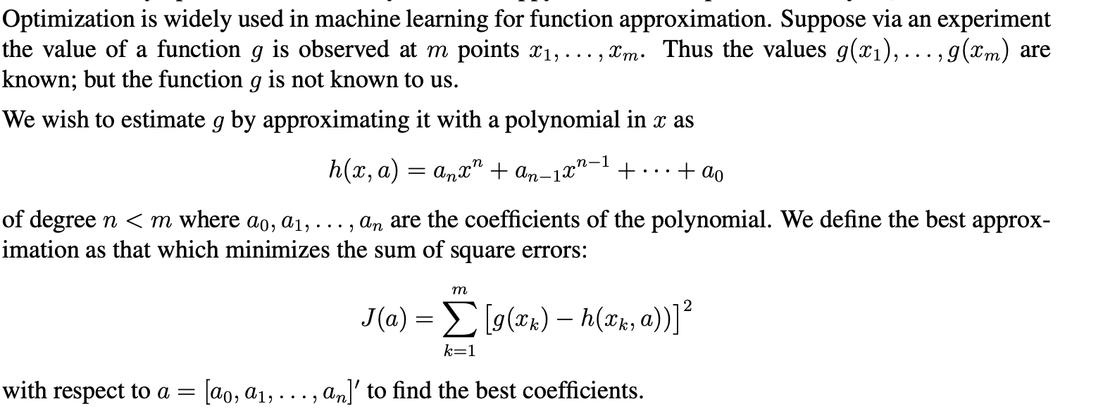 Optimization is widely used in machine learning for | Chegg.com