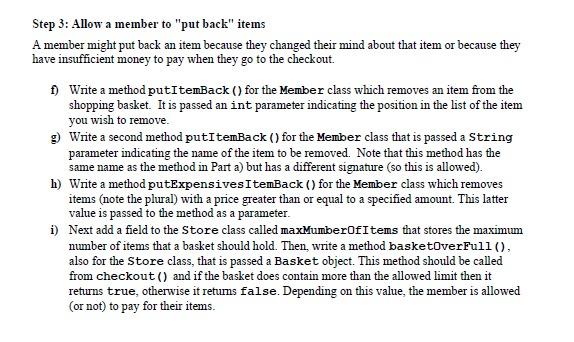 Programming 1 Individual Assessed Homework 3 Part 2 | Chegg.com