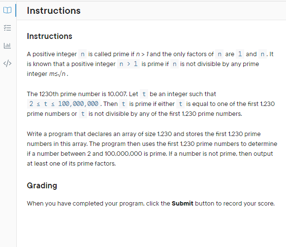 Solved Instructions Instructions A positive integer n is | Chegg.com