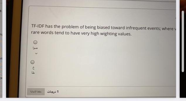 Solved TF-IDF has the problem of being biased toward | Chegg.com