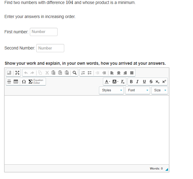 Solved Show your work and explain, in your own words, how | Chegg.com