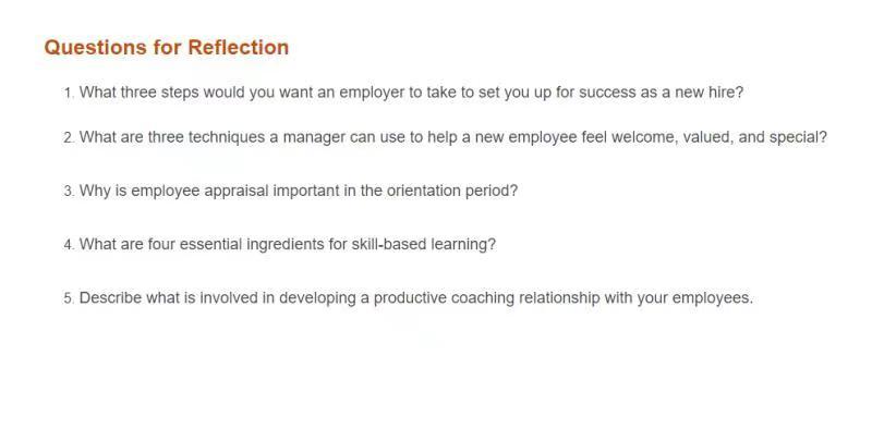 Solved Questions for Reflection 1. What three steps would | Chegg.com