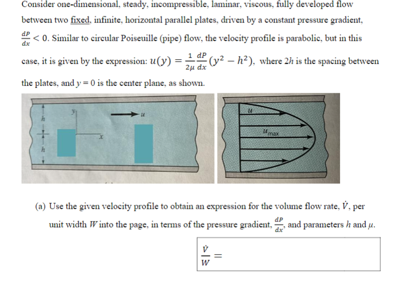 Solved Consider one-dimensional, steady, incompressible, | Chegg.com