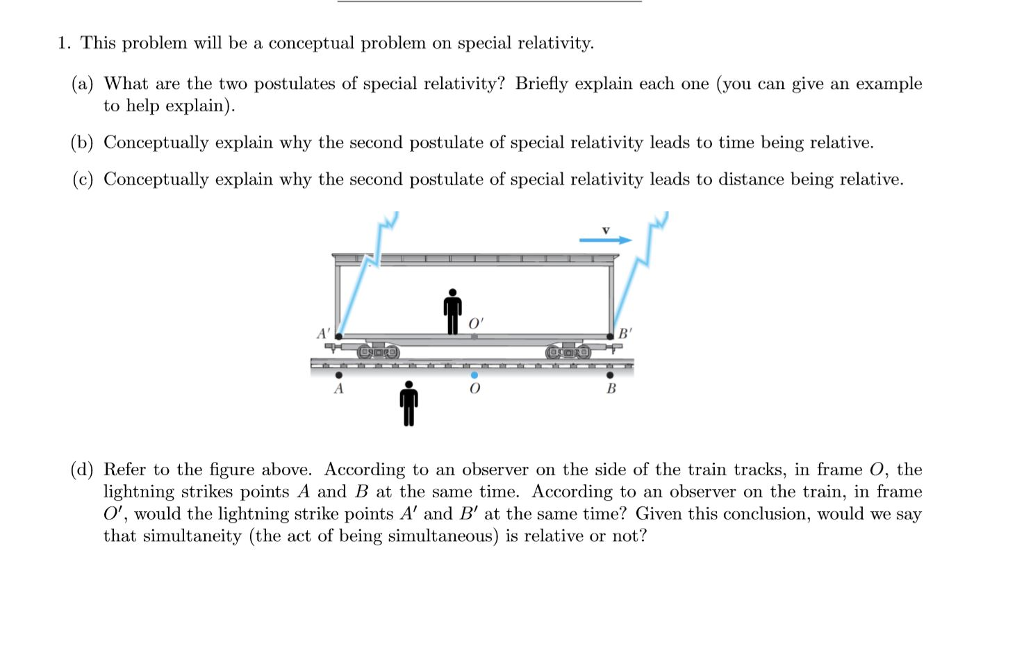 Special Relativity Train Example