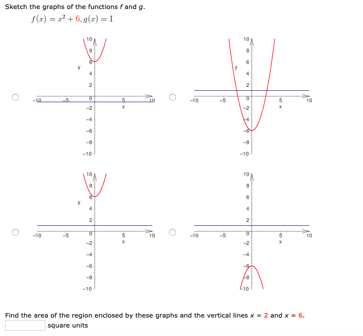 Solved Sketch the graphs of the functions f and g. f(x) = x2 | Chegg.com