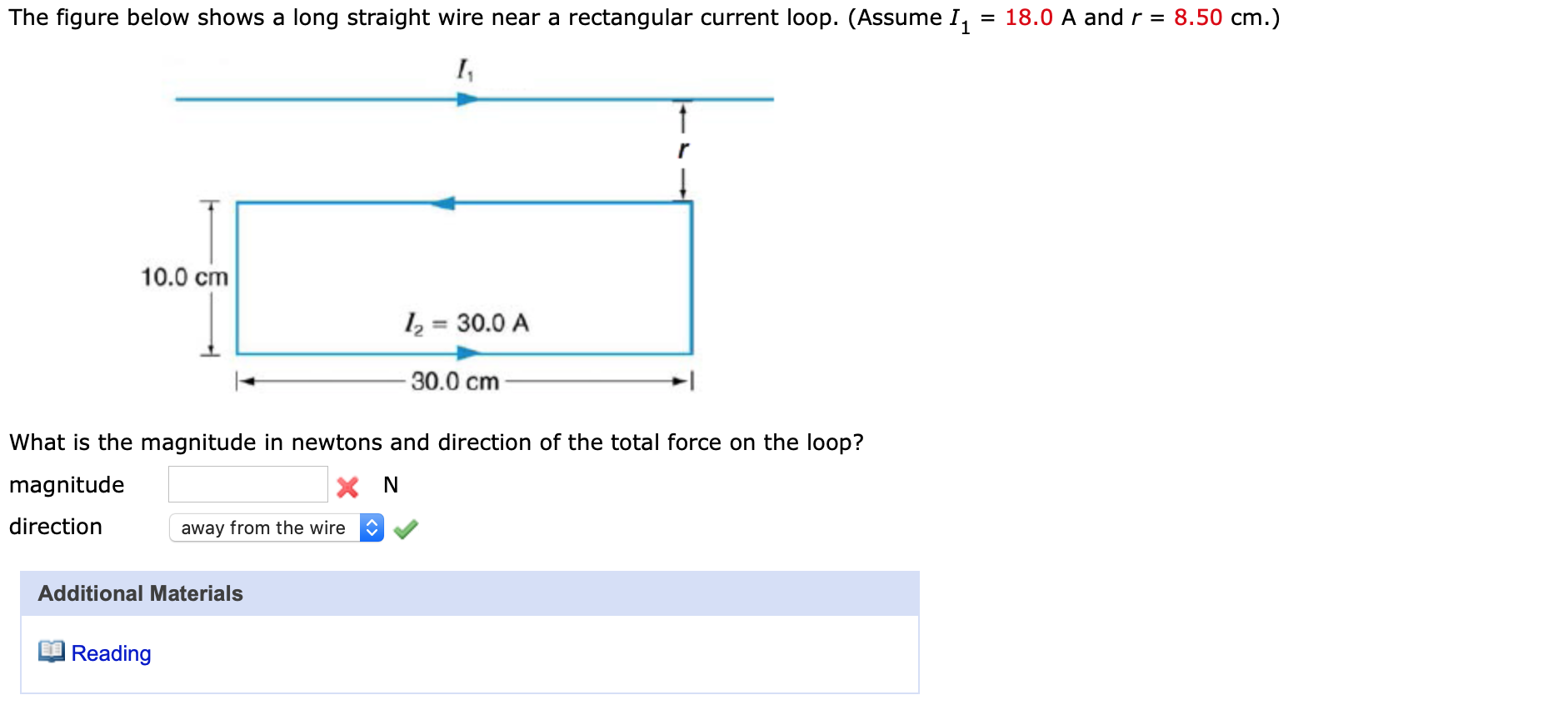 Solved The figure below shows a long straight wire near a | Chegg.com