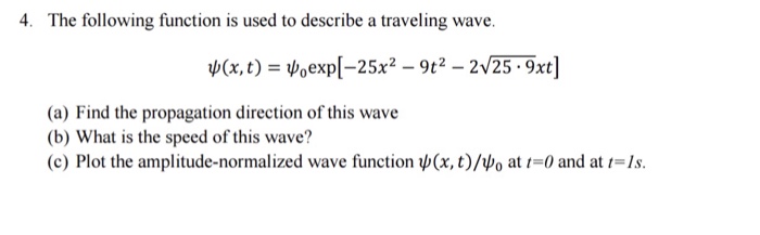 Solved The following function is used to describe a | Chegg.com
