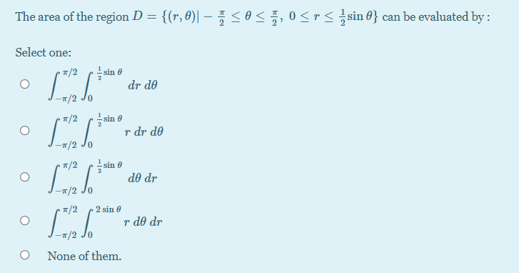 Solved The triple integral || dV can be used to evaluate : | Chegg.com
