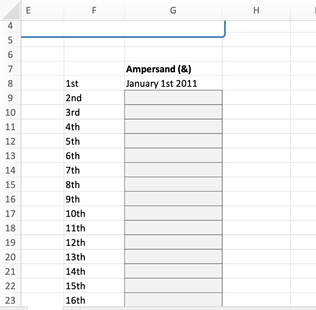 Solved Exercise: Use the CONCATENATE function to create the | Chegg.com