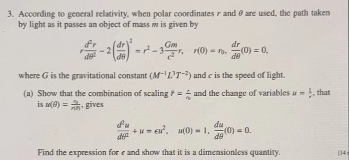 Solved 3. According to general relativity, when polar | Chegg.com