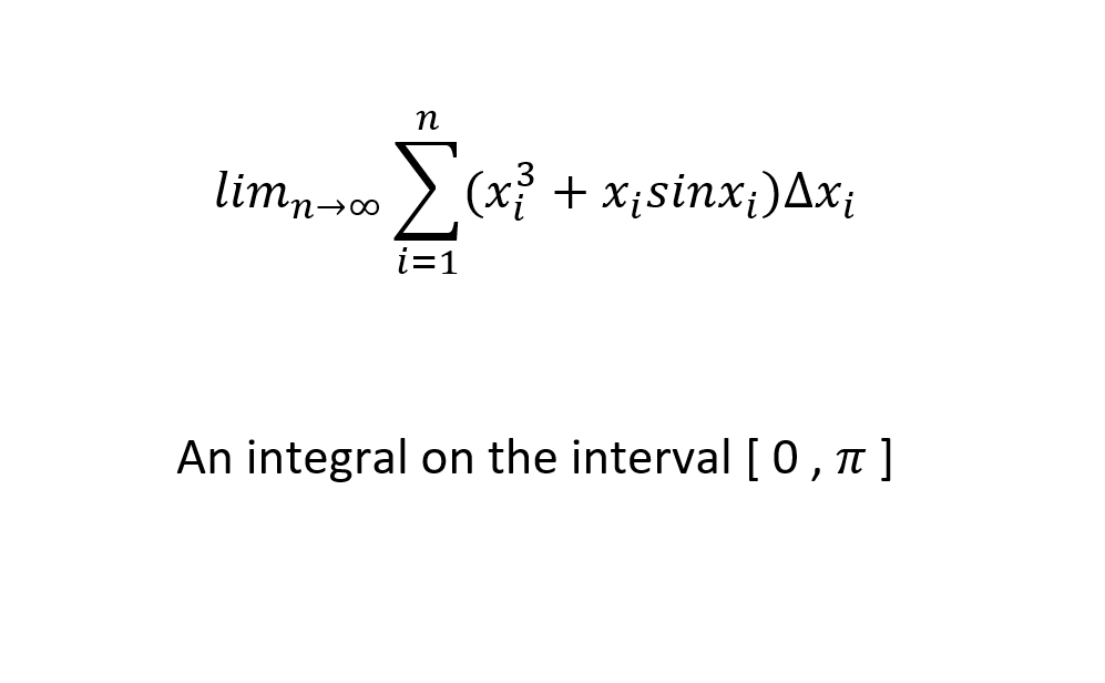 Solved n limn. (** + x;sinx;)Ax; i=1 An integral on the | Chegg.com