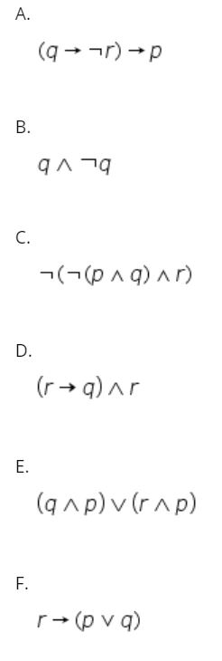 Solved Match the compound proposition with a logically | Chegg.com