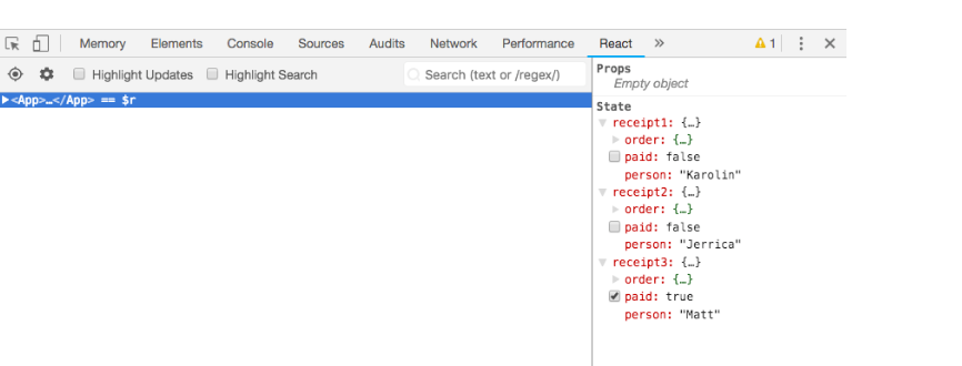 Solved Korrila React.JS Receipts [ you need to use react for | Chegg.com