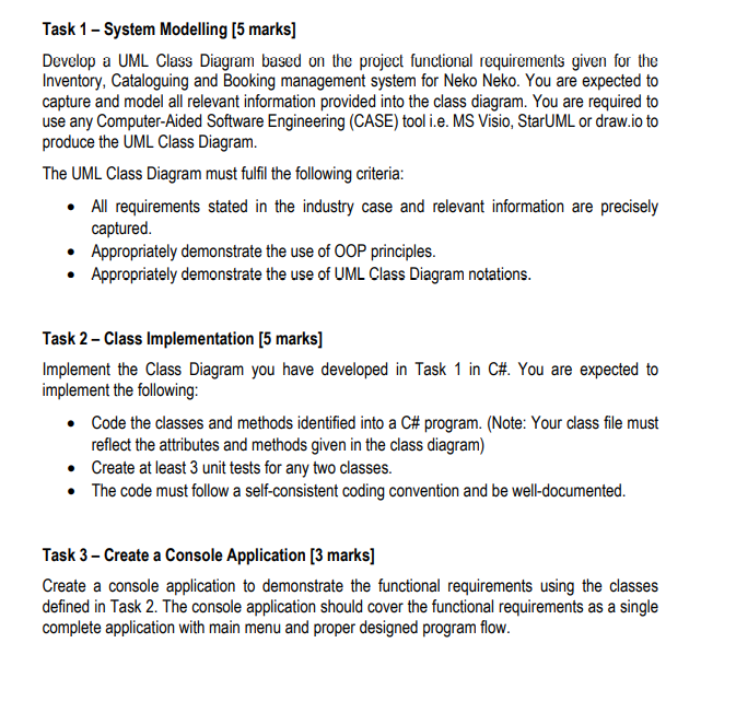 Pass Task 13: Conceptual Modelling and Implementation | Chegg.com