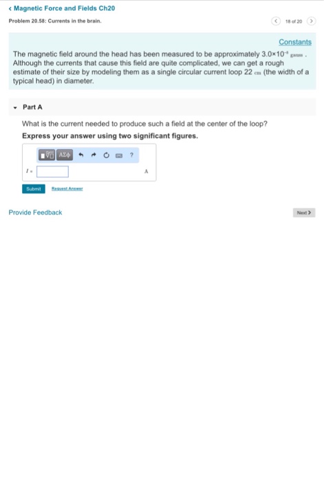 Solved Magnetic Force and Fields Ch2 Problem 20.58: Currents | Chegg.com