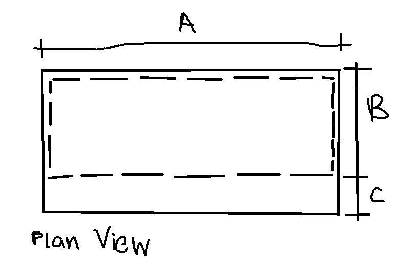 The building below consists of four walls (dashed | Chegg.com