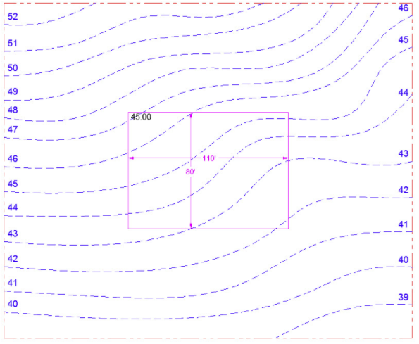 Solved 1. Prepare a grading plan for the site shown in the | Chegg.com