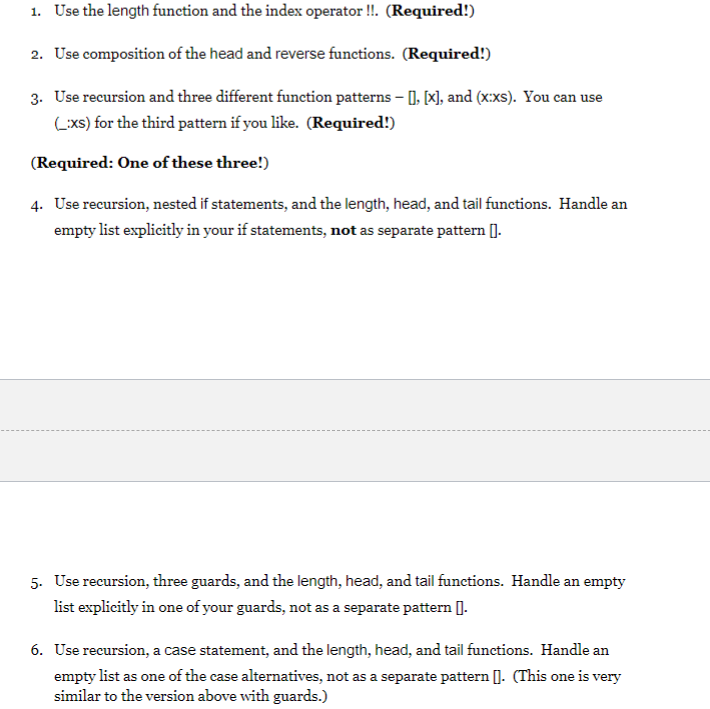 The last function in Haskell returns the last item in | Chegg.com