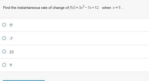 Solved Find the instantaneous rate of change of | Chegg.com