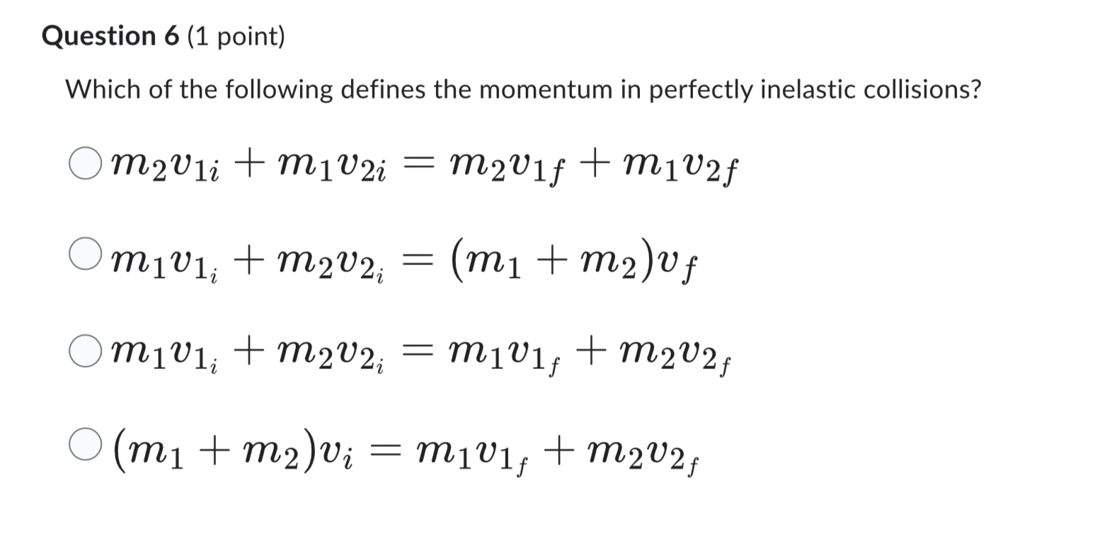 Solved Which of the following defines the momentum in | Chegg.com