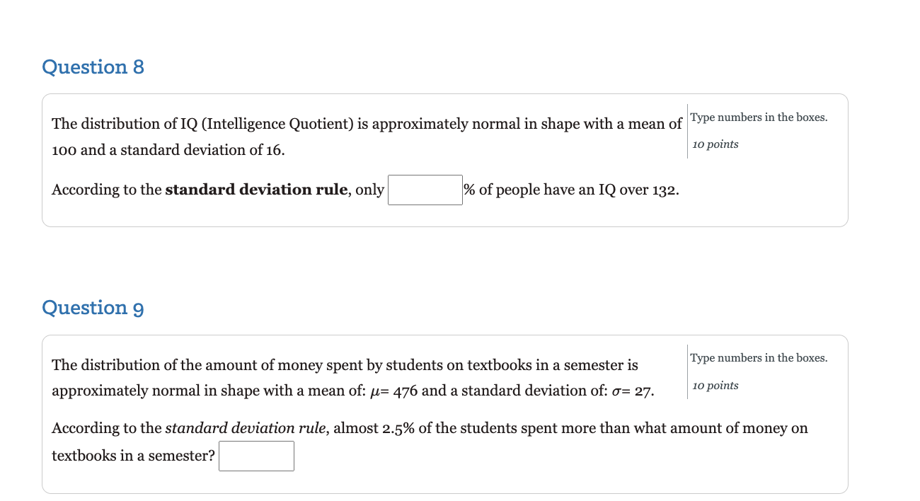 Solved The distribution of IQ (Intelligence Quotient) is | Chegg.com