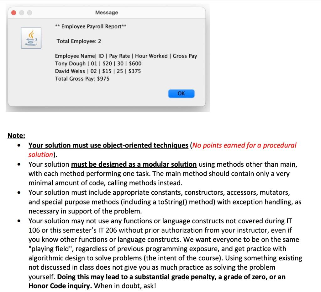 Solved DO NOT COPY OTHER ANSWERS! Please use !!!JAVA!!! and | Chegg.com