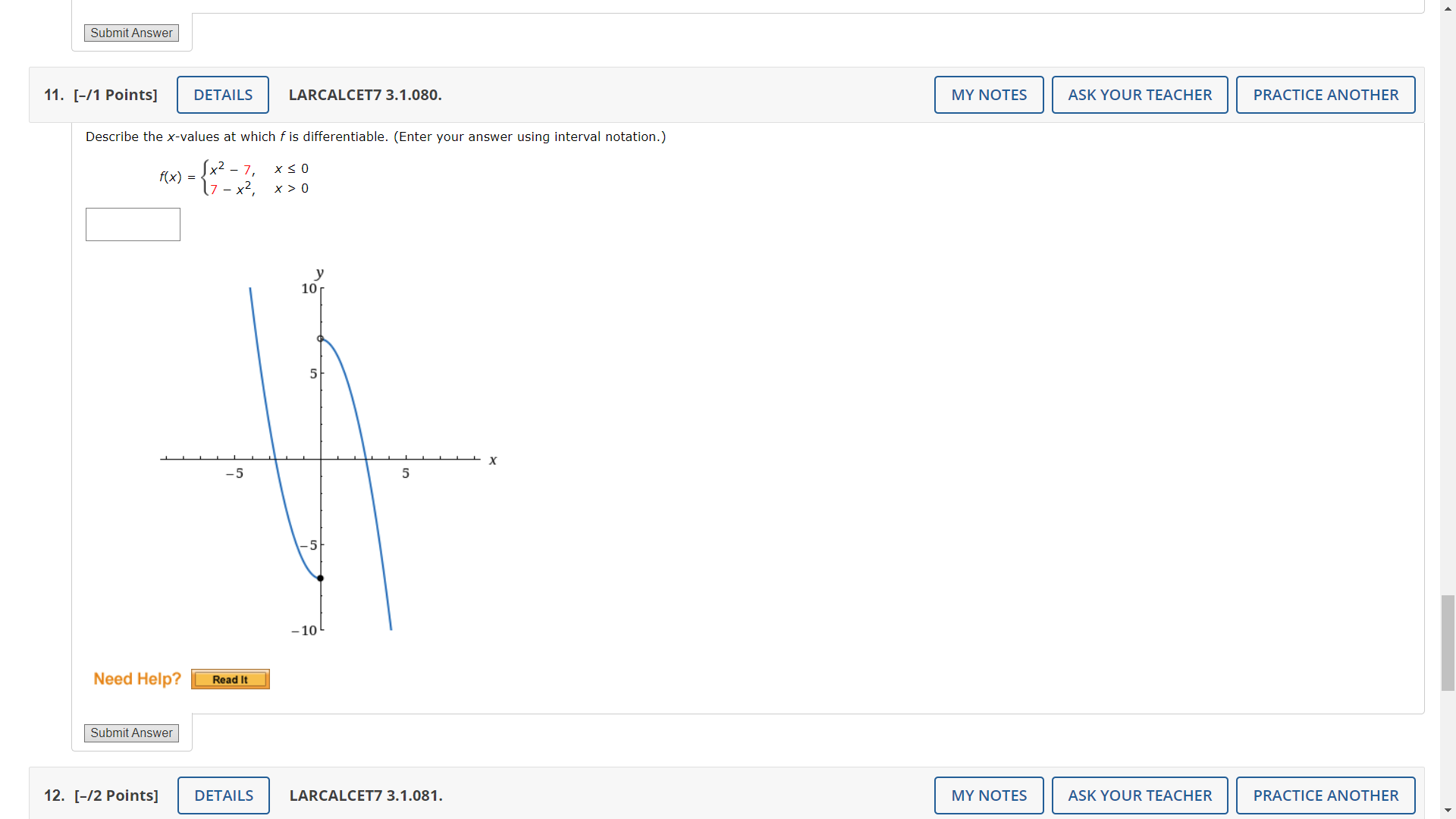 Solved 1 Points] LARCALCET7 3.1.011. Find the slope of the | Chegg.com