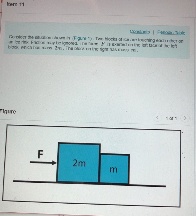 Solved Item 11 Constants | Periodic Table Consider the | Chegg.com