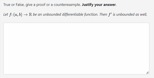 Solved True or False, give a proof or a counterexample. | Chegg.com