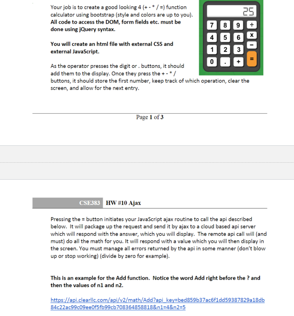 Solved Your job is to create a good looking 4(+∗/=) function | Chegg.com